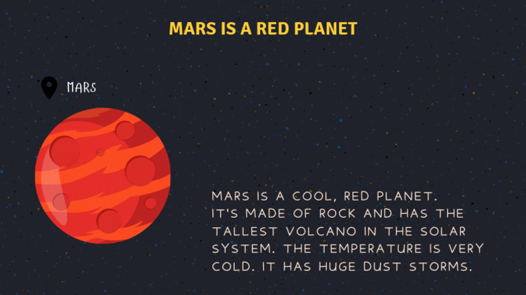 Mars Is A Cool, Red Planet. | PDF
