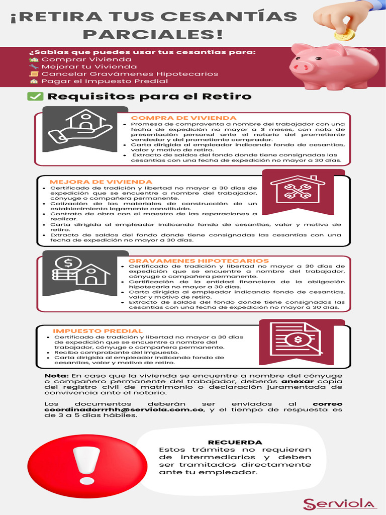 Serviola - Cesantias | PDF