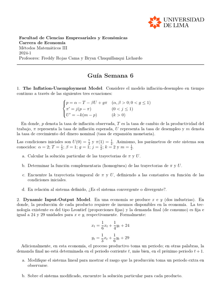 Semana 6 MMIII | PDF | Inflación | Macroeconómica