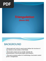 Chapter 1 - Triangulation and Trilateration | PDF | Surveying | Triangle