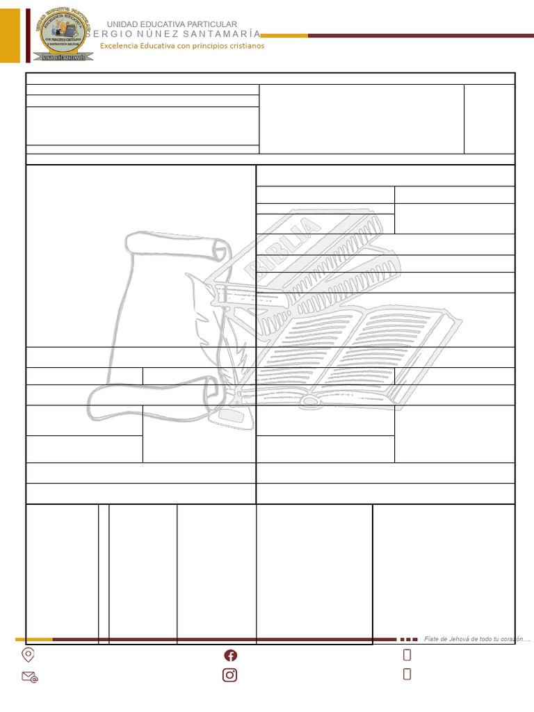 Ficha Dece 2025 | PDF | Ciencias de la Salud | Cuidado de la salud