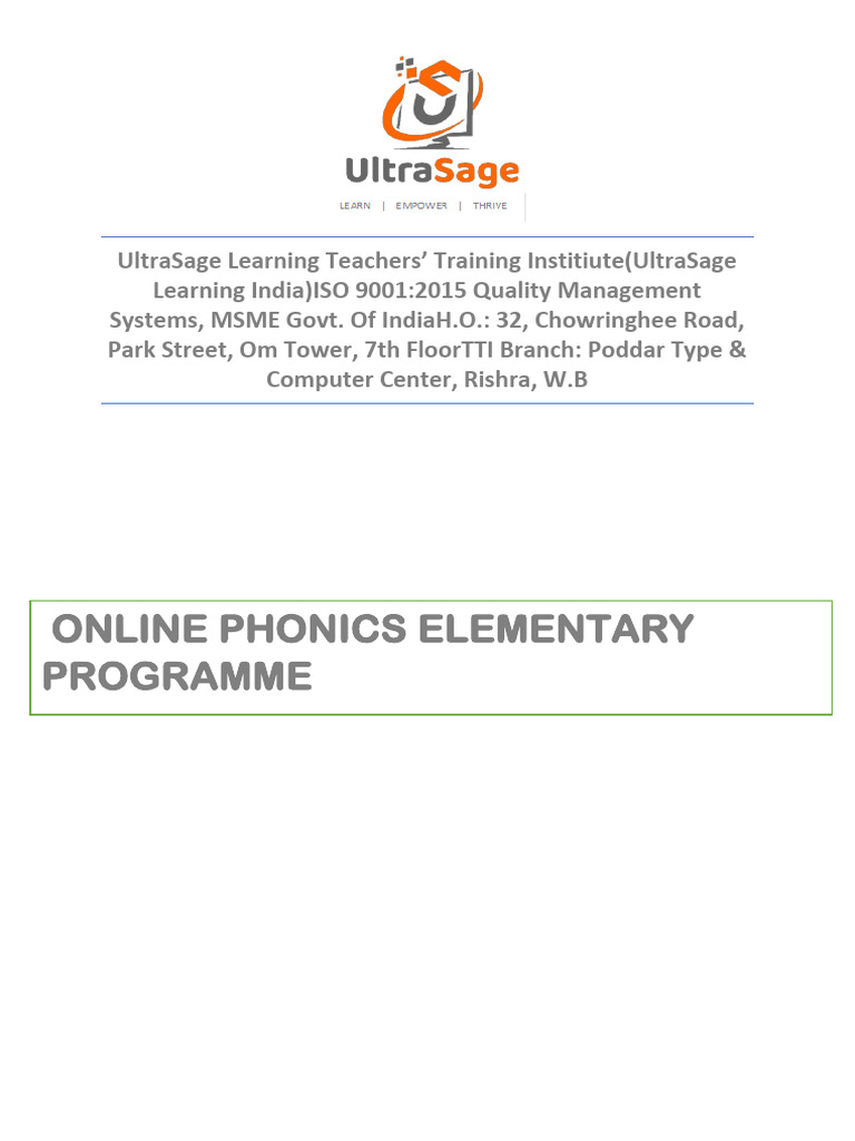 Phonics Gr1 Worksheet | PDF