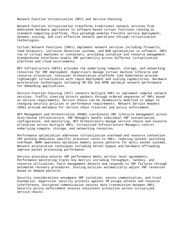 19 Network Function Virtualization | PDF | Virtualization | Computer Network