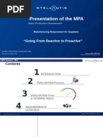 MRS Stellantis Supplier Presentation | PDF | Supply Chain | Audit