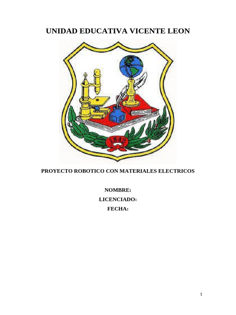 Informe Proyecto Robot | PDF | Bienes manufacturados | Electrónica