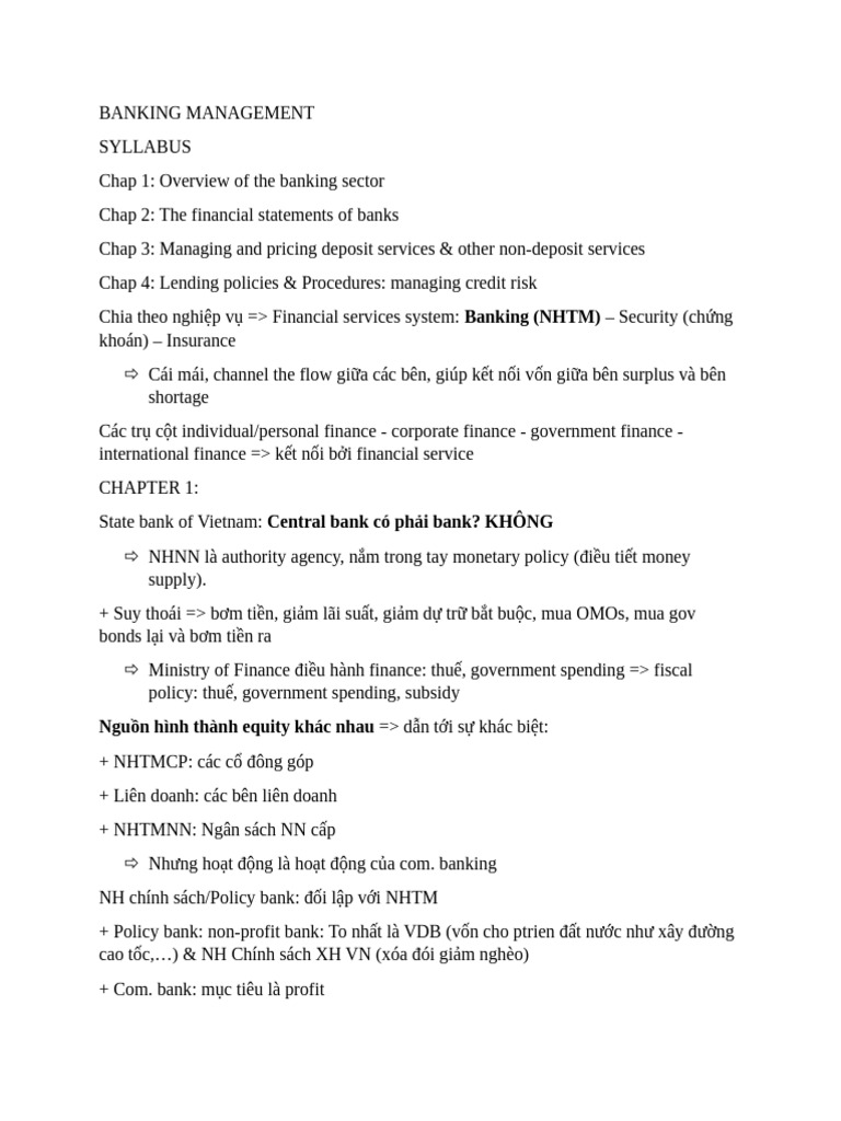 Banking Management | PDF