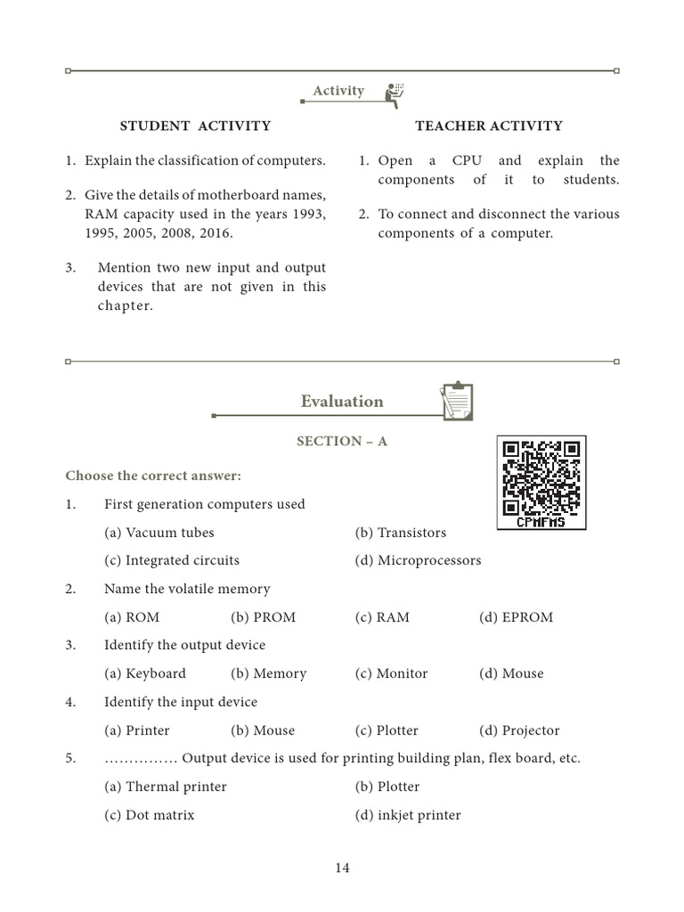 11th Computer Science Volume 1 New School Books Download English Medium | PDF | Central ...