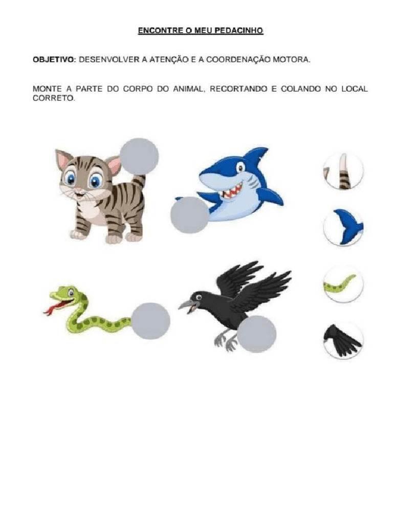 Atividades Completar Figuras | PDF