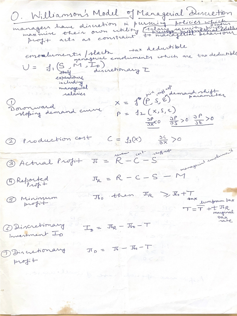 Williamson Model 1 | PDF
