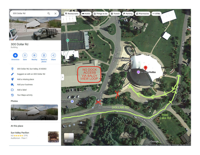 SV Pavilion 300 Dollar RD Loading Dock Map | PDF