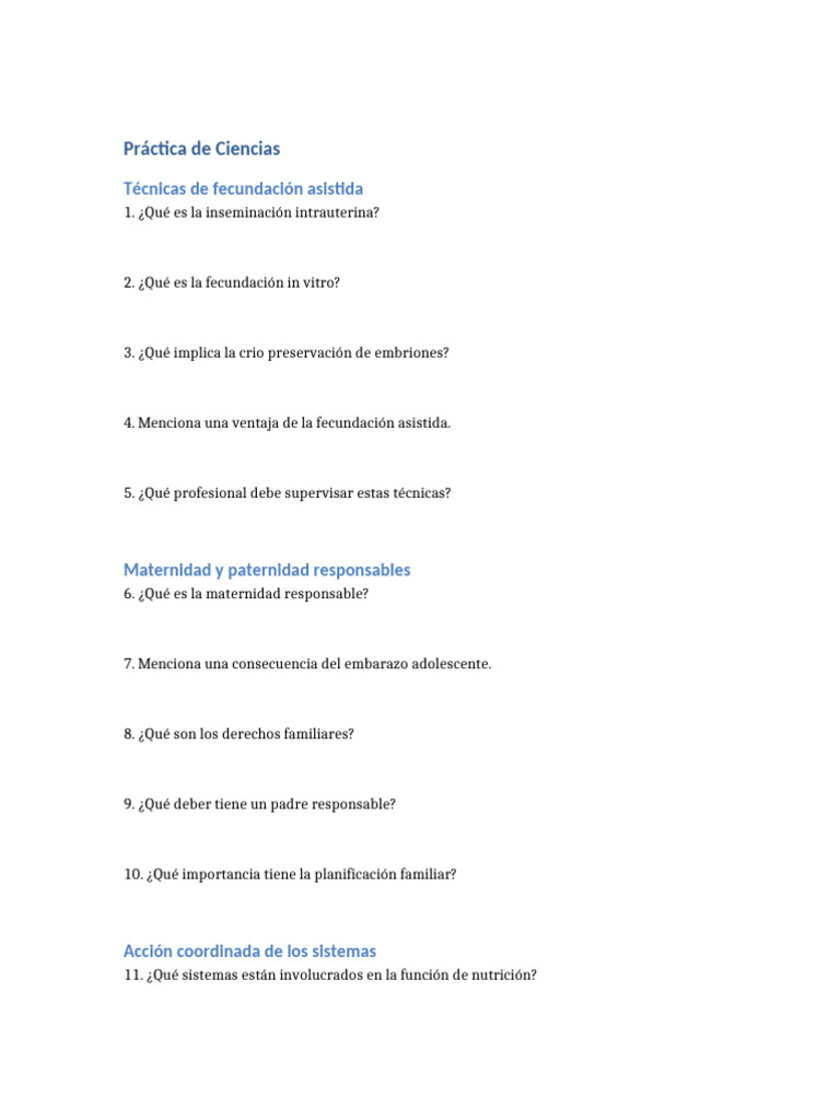 Practica Ciencias | PDF