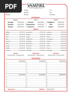 Revised Blood Potency Table for VTM | PDF | Vampires | Tabletop Games