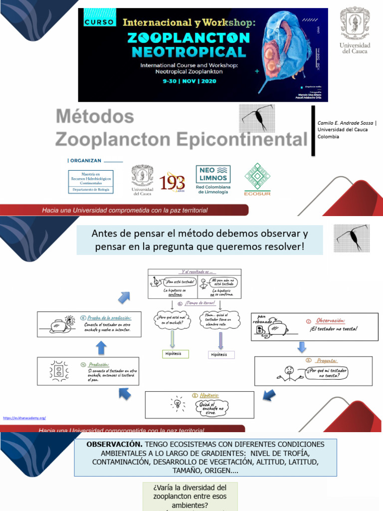 Camilo Andrade - Metodos de Estudio Del Zooplancton | PDF | Biodiversidad | Ecosistema