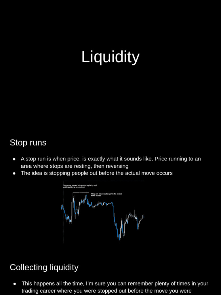 Understanding Stop Runs and Liquidity | PDF | Market Liquidity | Order ...