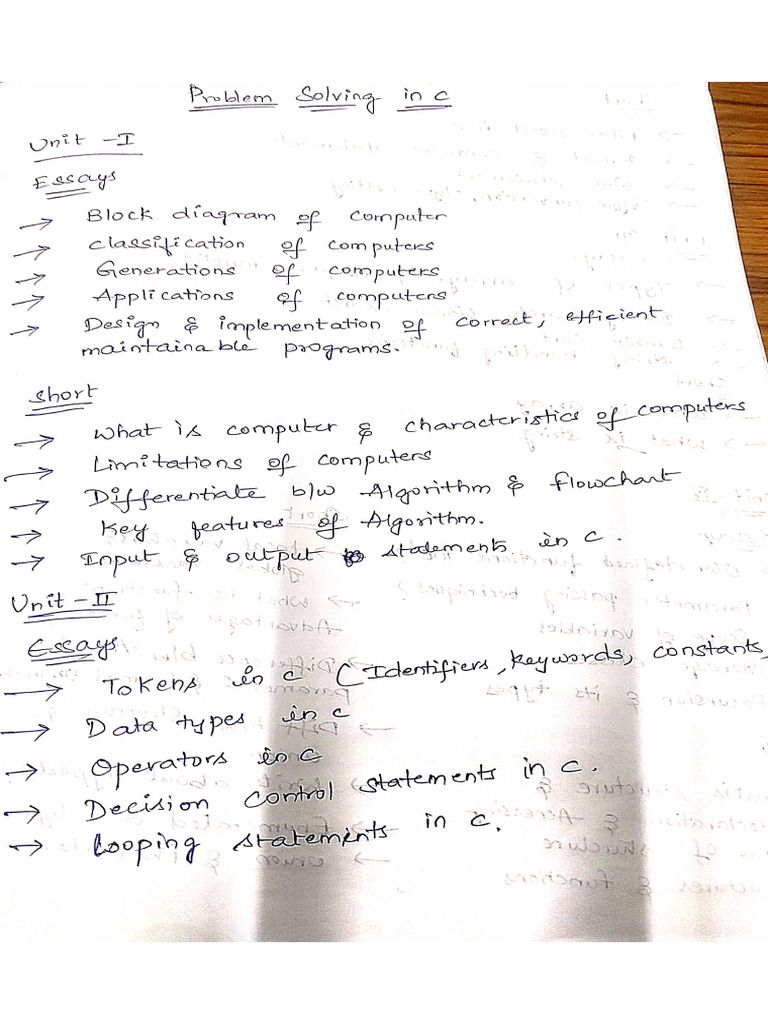 C Language Important Questions | PDF