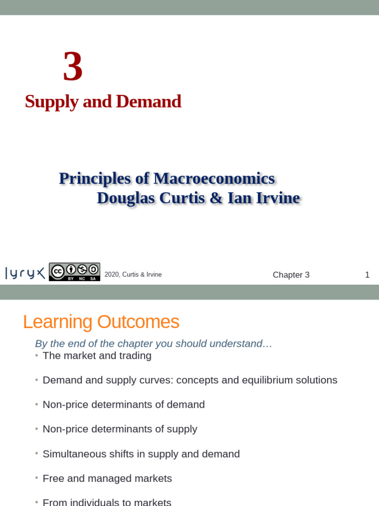 Supply and Demand in Macroeconomics | PDF | Supply And Demand | Supply ...