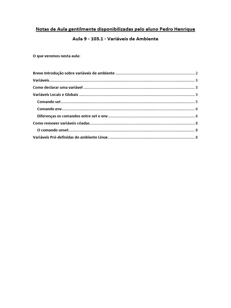 Anota Es de Aula T Pico 103.1 Vari Veis | PDF | Informática | Software de sistema