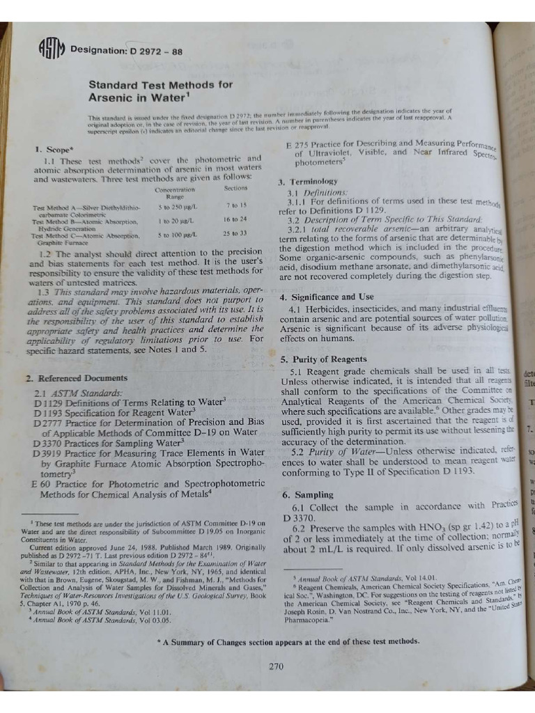 Astm D 2972 | PDF