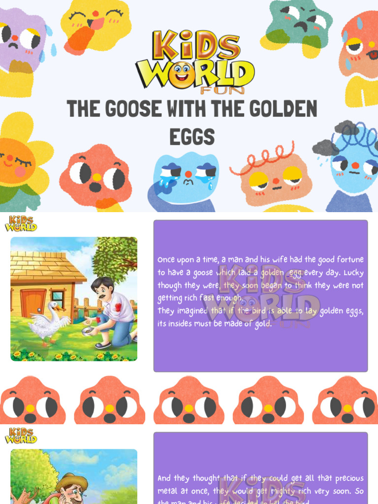 The Goose With The Golden Eggs | PDF | Fable