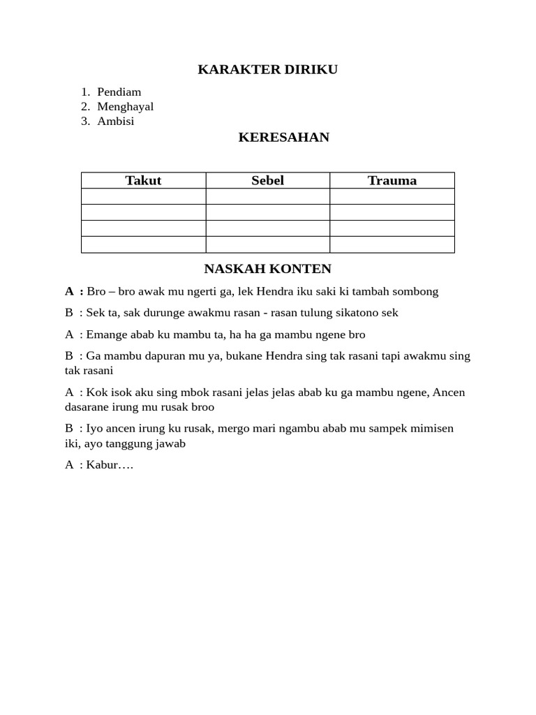 Naskah Konten | PDF
