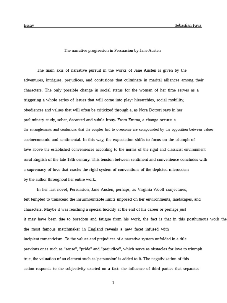 Persuasion, Jane Austen PDF | PDF | Persuasion (Novel)