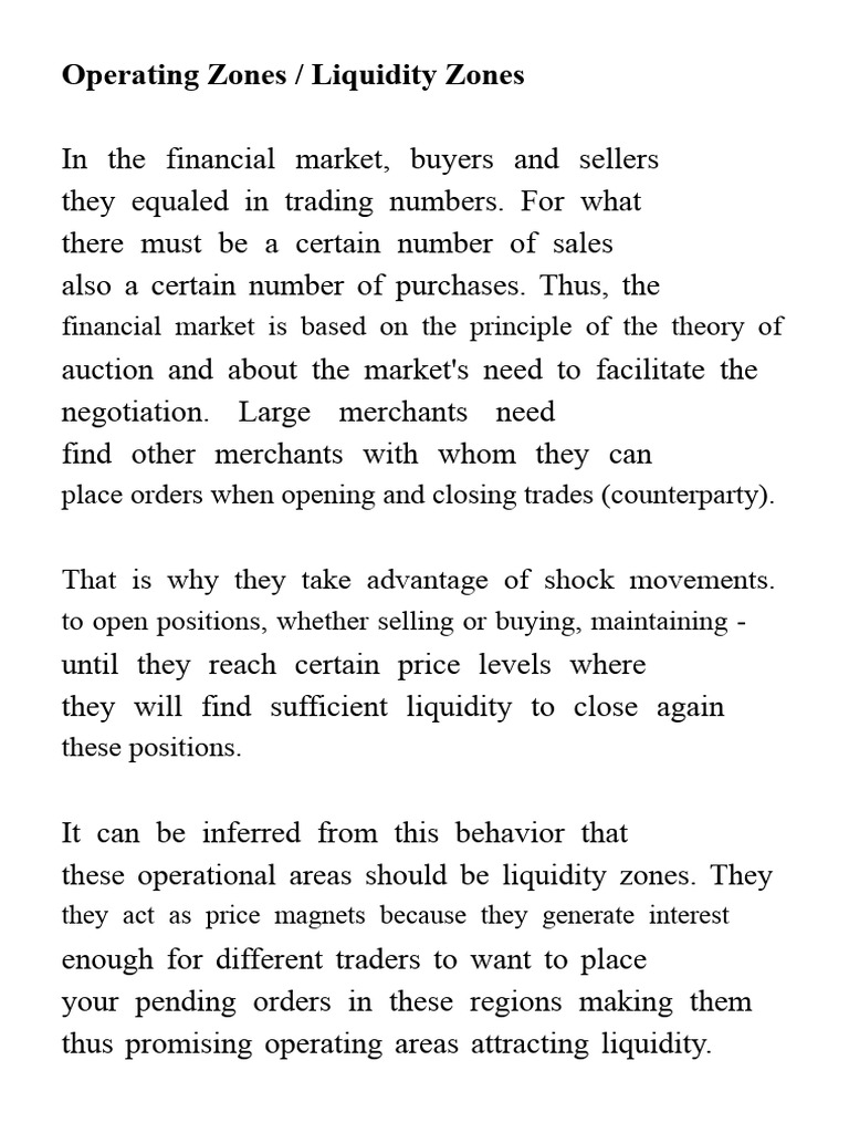 Understanding Liquidity and Volume Zones | PDF | Market Liquidity ...