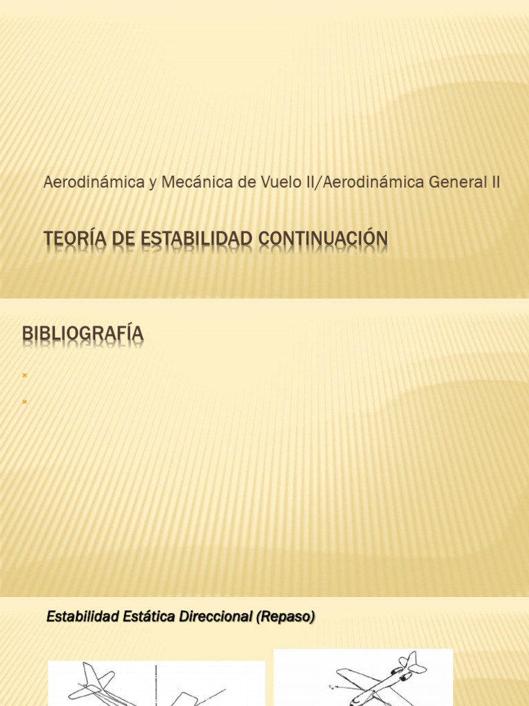 Estabilidad Estática | PDF | Aeronave | Aviación