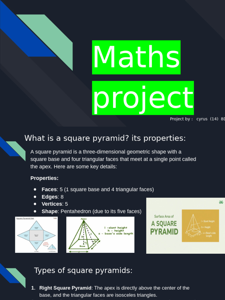 Maths Project 8 | PDF