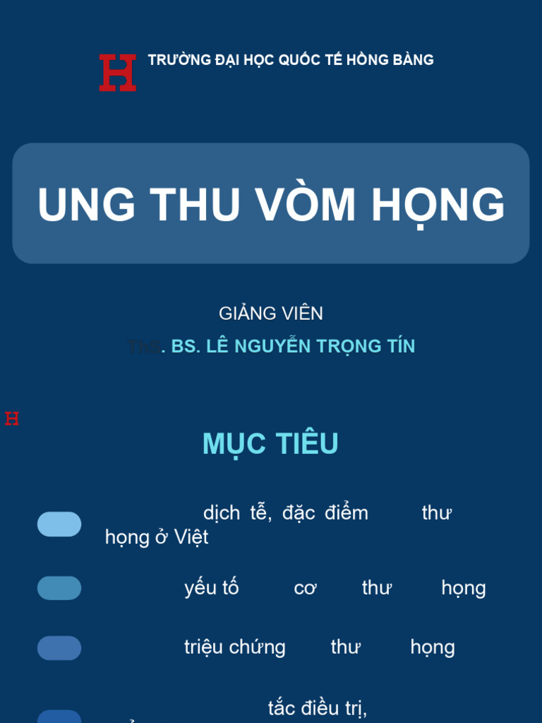 Bài 9. Ung Thư Vòm Họng | PDF