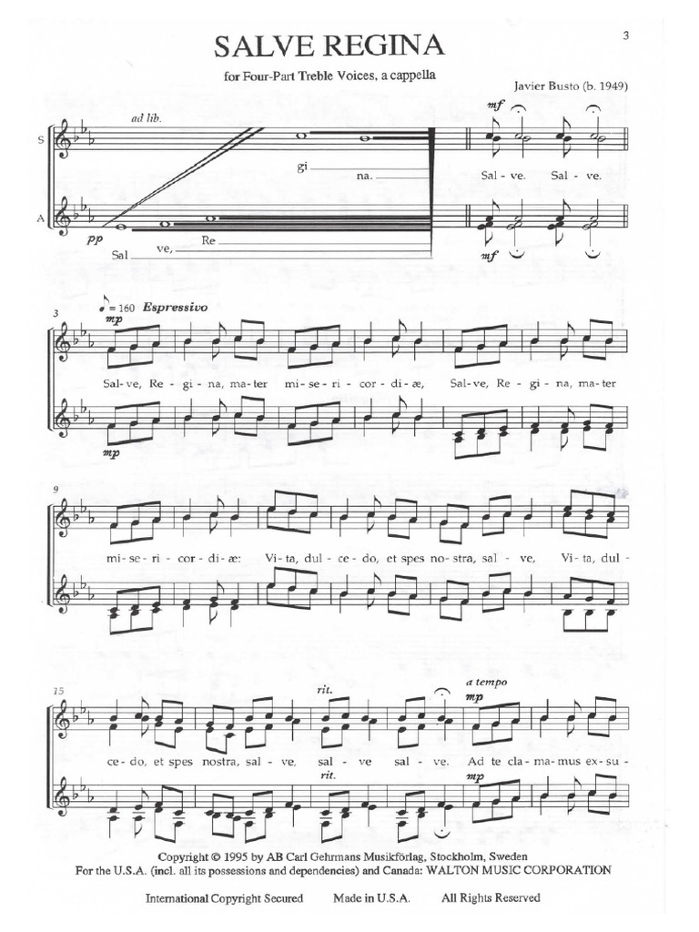 Salve Regina | PDF