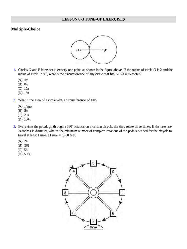 Geometry Circles | PDF