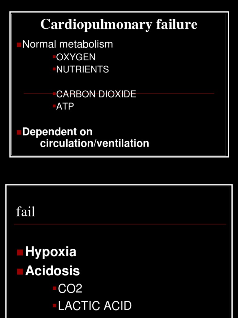 Understanding Cardiopulmonary Failure | PDF | Wellness