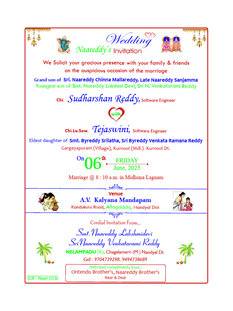 Sudharshan Invite | PDF