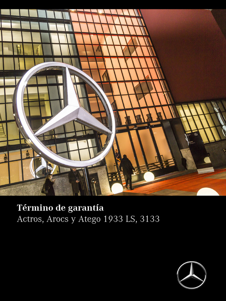 Manual de Especifico de Garantia Actros 2651 | PDF