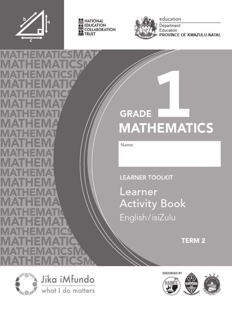 Grade 1 Mathematics Activity Book Pdf