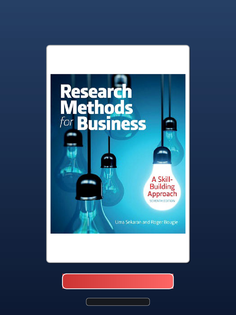 Research Methods For Business: A Skill Building Approach 7th Edition Uma | PDF | Multiple Choice ...