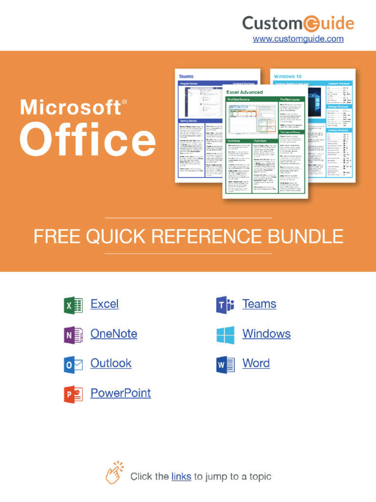 Microsoft Office Cheat Sheet Bundle - Microsoft-Office-cheat-sheets | PDF | Microsoft Excel ...