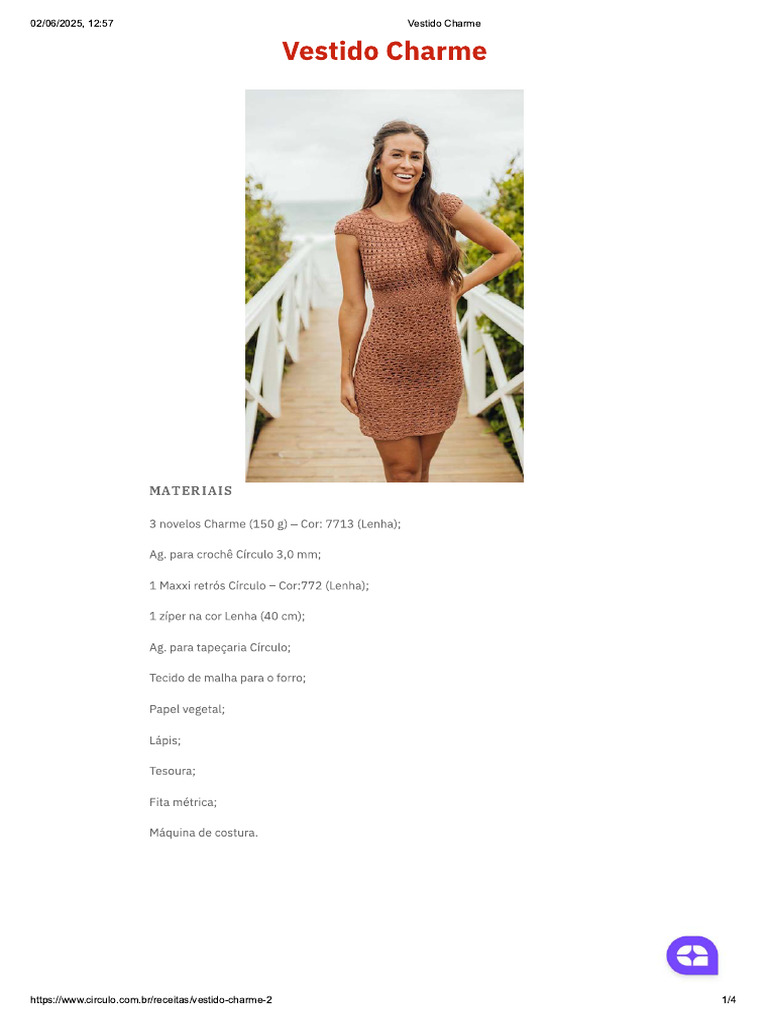 Vestido Charme | PDF