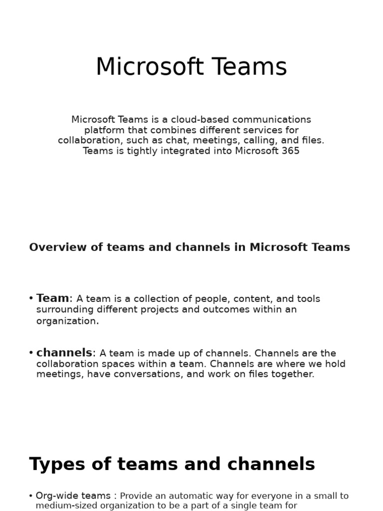 Introduction Microsoft Teams Session 08 2024 | PDF