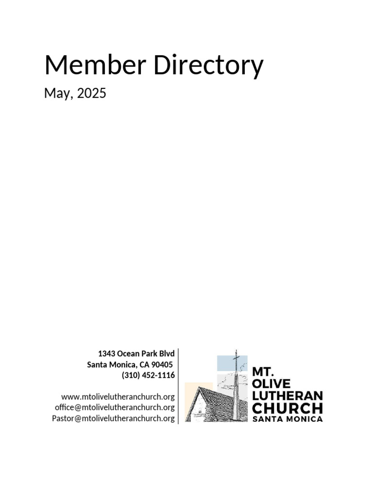 Directory 2025 | PDF