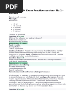 NEBOSH PSM Mock Exam With Answers | PDF