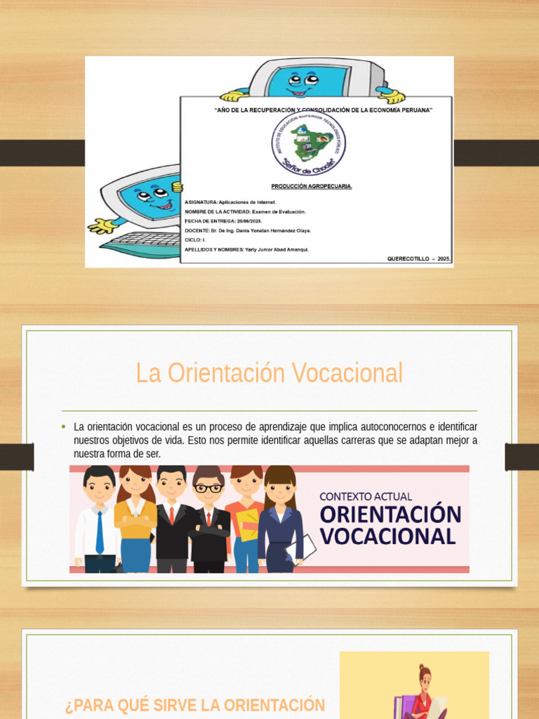 Deapo de Orientación Vocacional | PDF | Aprendizaje | Cognición