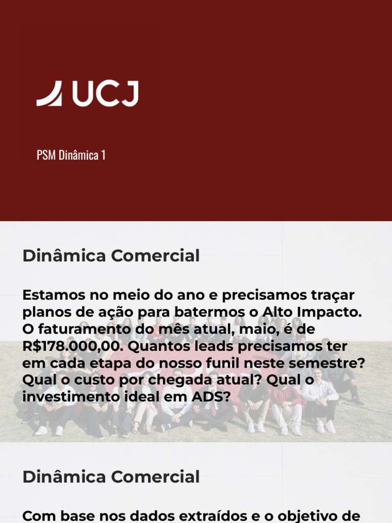 (PSM 2) Dinâmica Comercial | PDF