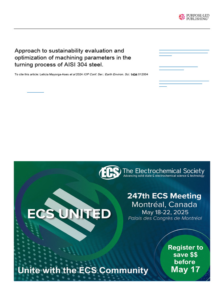 Approach to Sustainability Evaluation and Optimiza | PDF | Sustainability | Carbon Dioxide