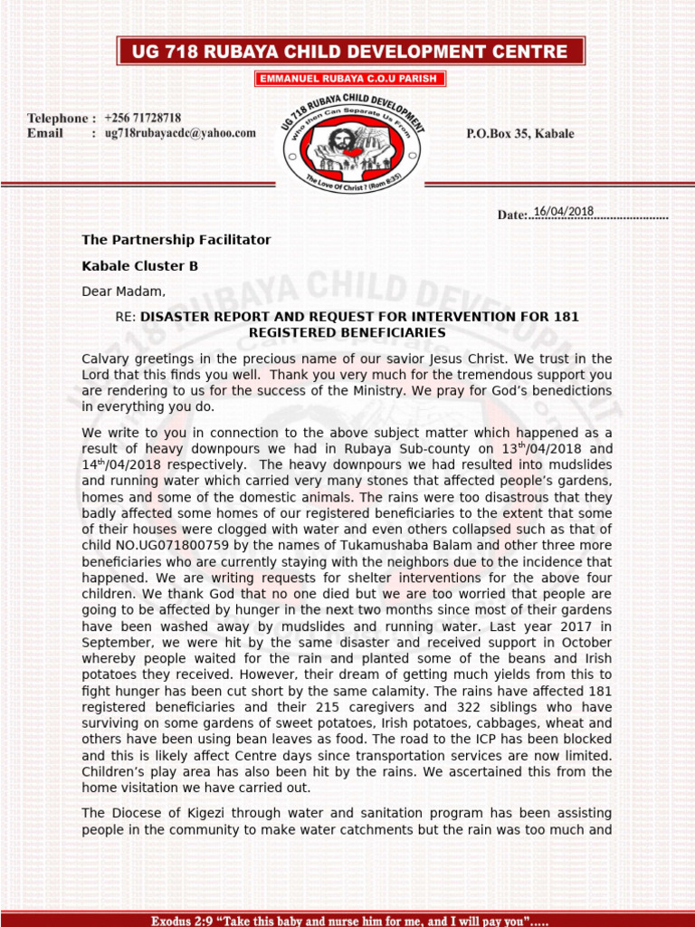 Disaster Report for 181 Beneficiaries | PDF | Staple Foods | Crops