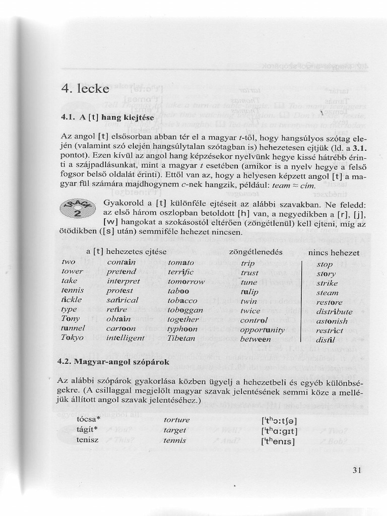 Lecke: Kiejt6se | PDF