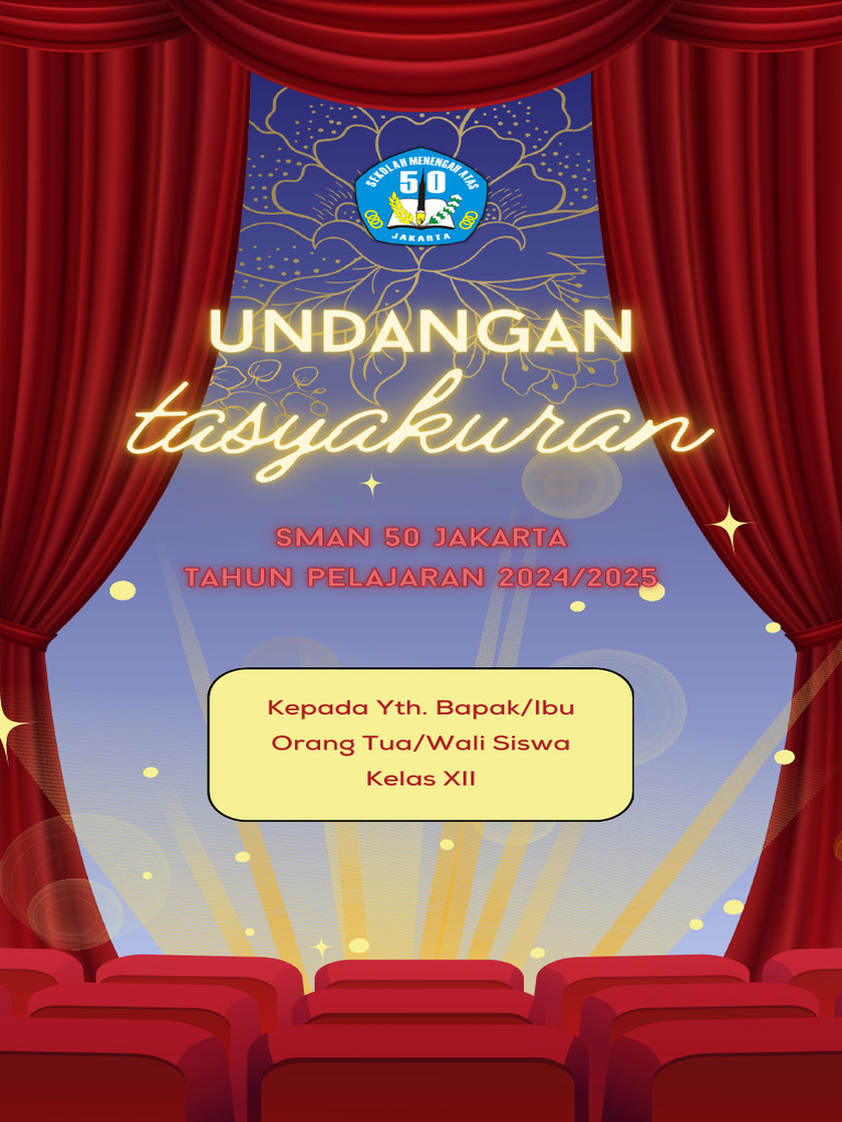 Acara Kelas XII SMAN 50 Jakarta | PDF