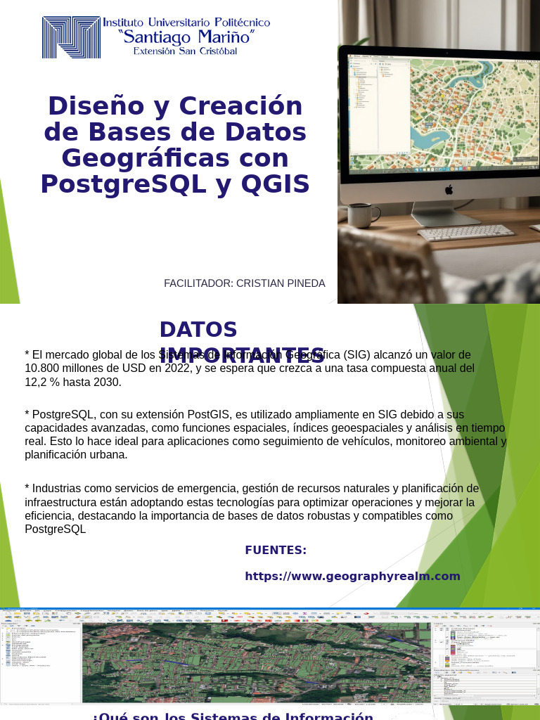 Bases de Datos Geográficas con PostgreSQL | PDF | Sistema de información geográfica | Postgre Sql