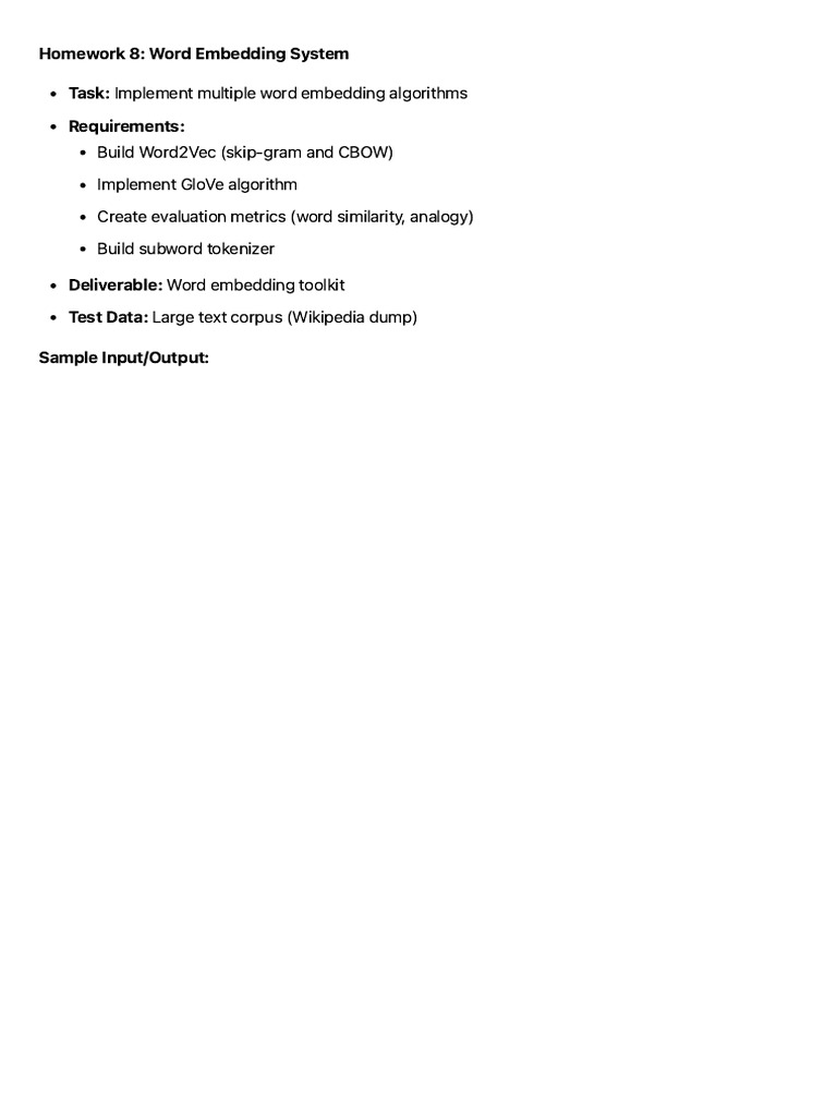 NLP Study Plan For Beginners - HW Samples | PDF | Parsing | Machine Learning