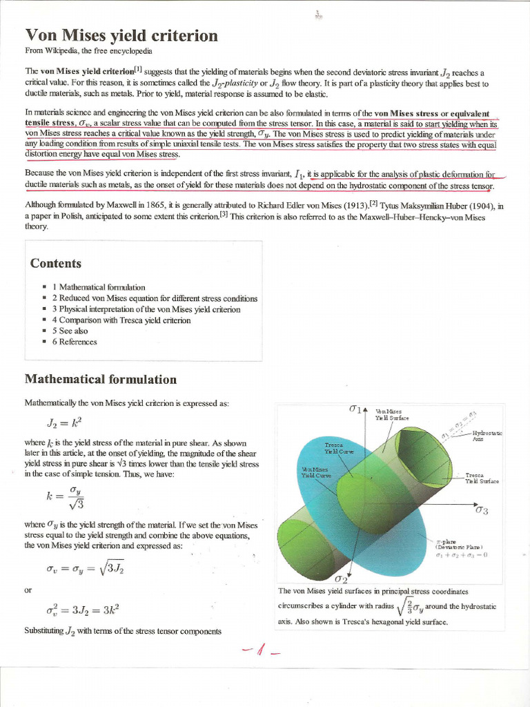 Von MISES - 1 | PDF